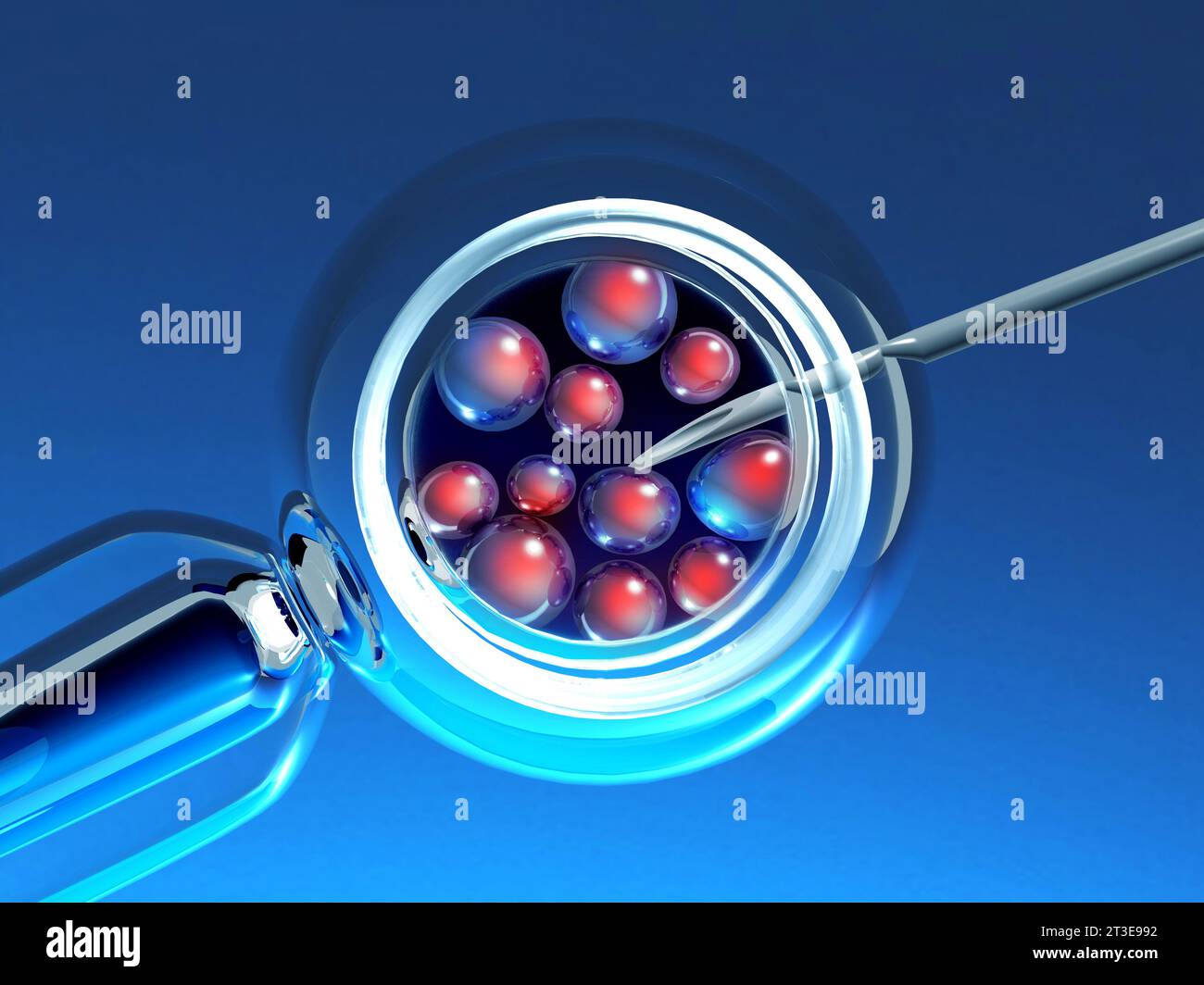 IVF. In vitro fertilization. 3d render Stock Photo - Alamy
