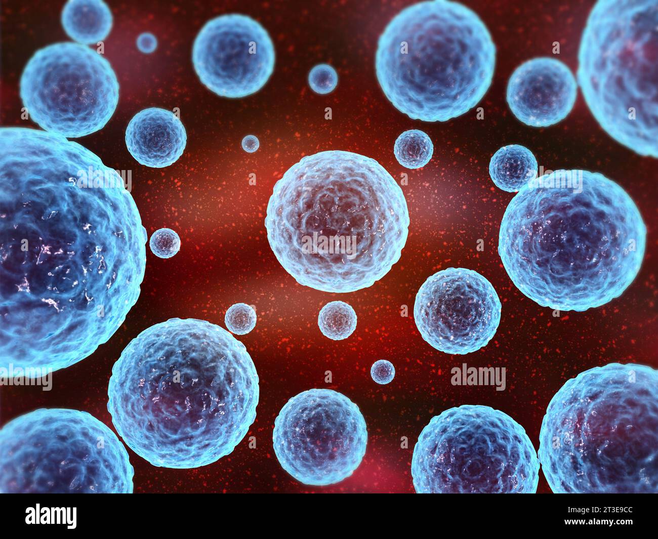 3d rendering of viruses background Stock Photo - Alamy