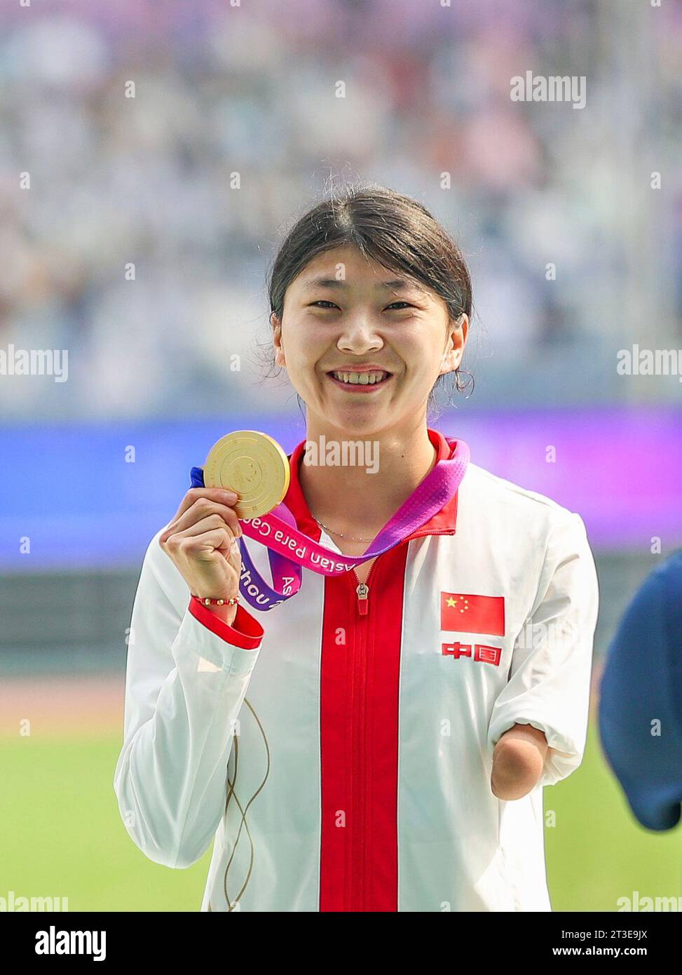 Hangzhou, China's Zhejiang Province. 25th Oct, 2023. Li Lu of China ...