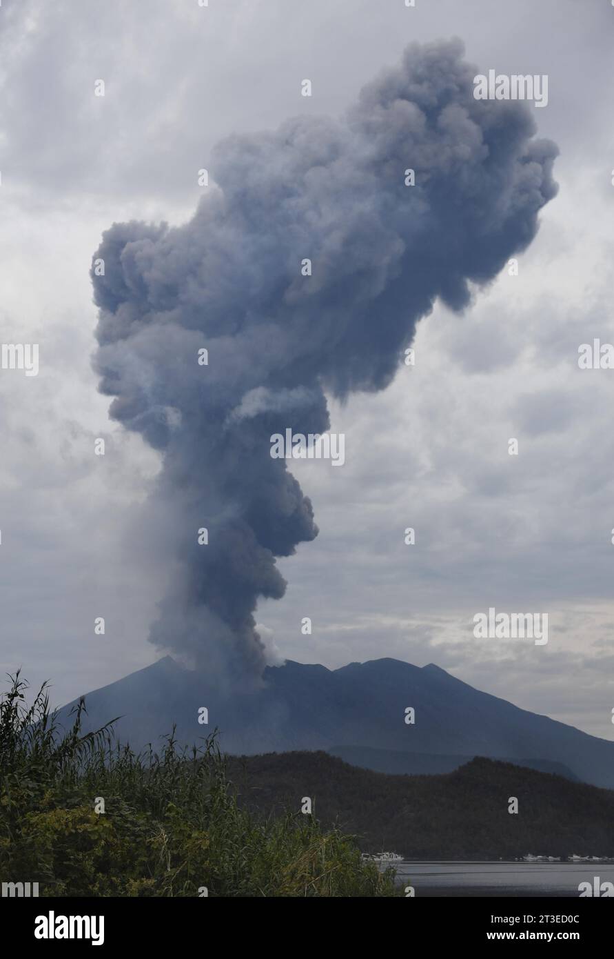 Photo taken on Oct. 14, 2023, from an unmanned fixed-point camera in ...