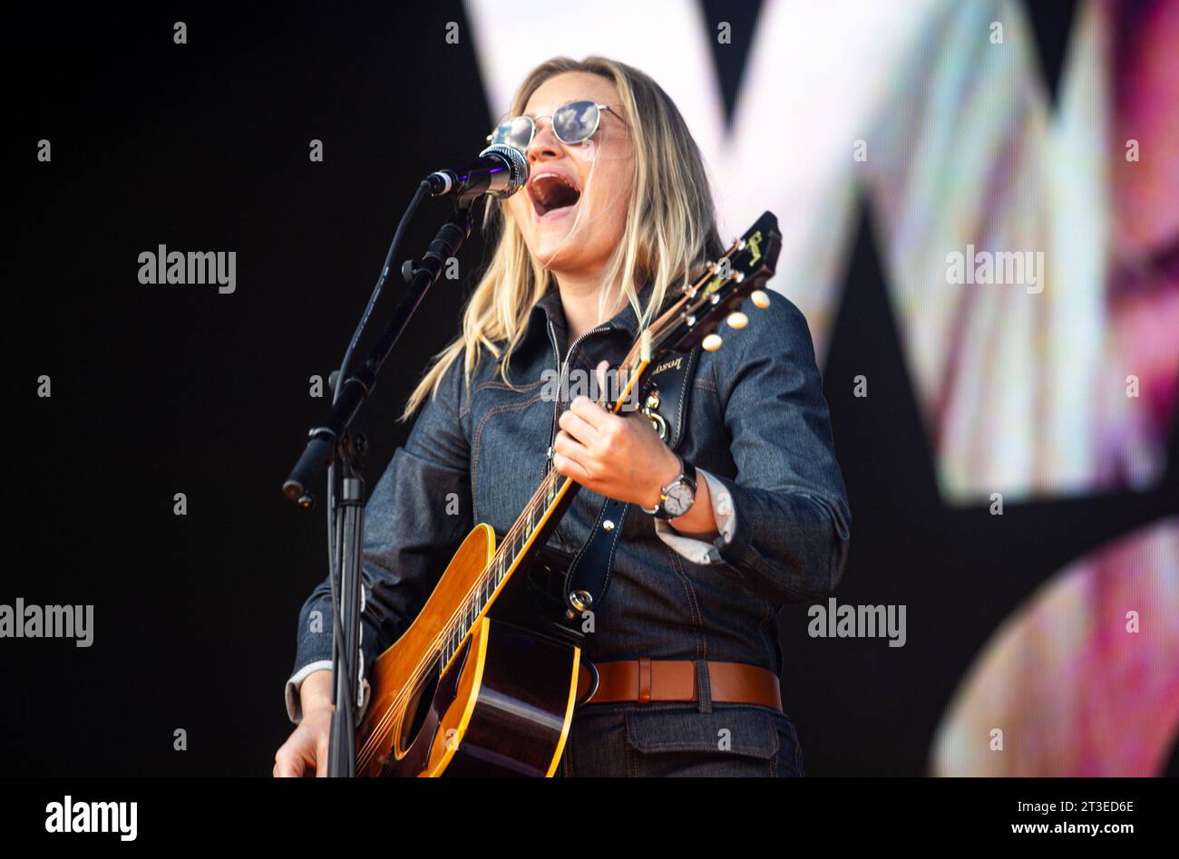 London, UK - July 1st, 2023: Aly & AJ | AJ Michalka performing at ...