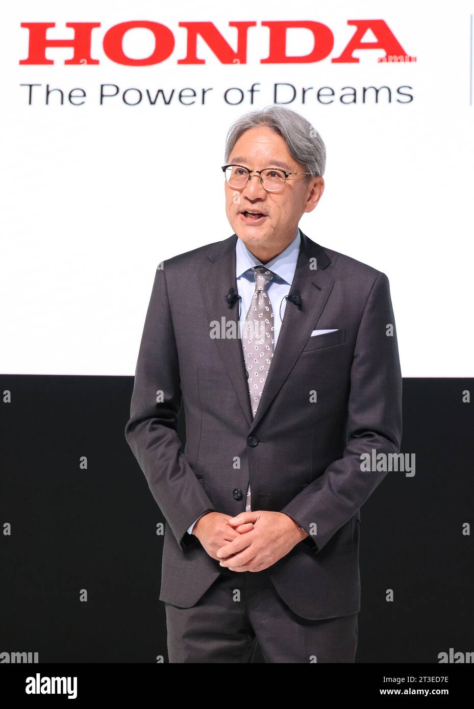 Tokyo, Japan. 25th Oct, 2023. Japan's automaker Honda Motor president ...