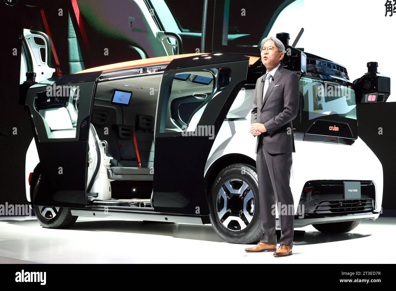Tokyo, Japan. 25th Oct, 2023. Japan's automaker Honda Motor president ...