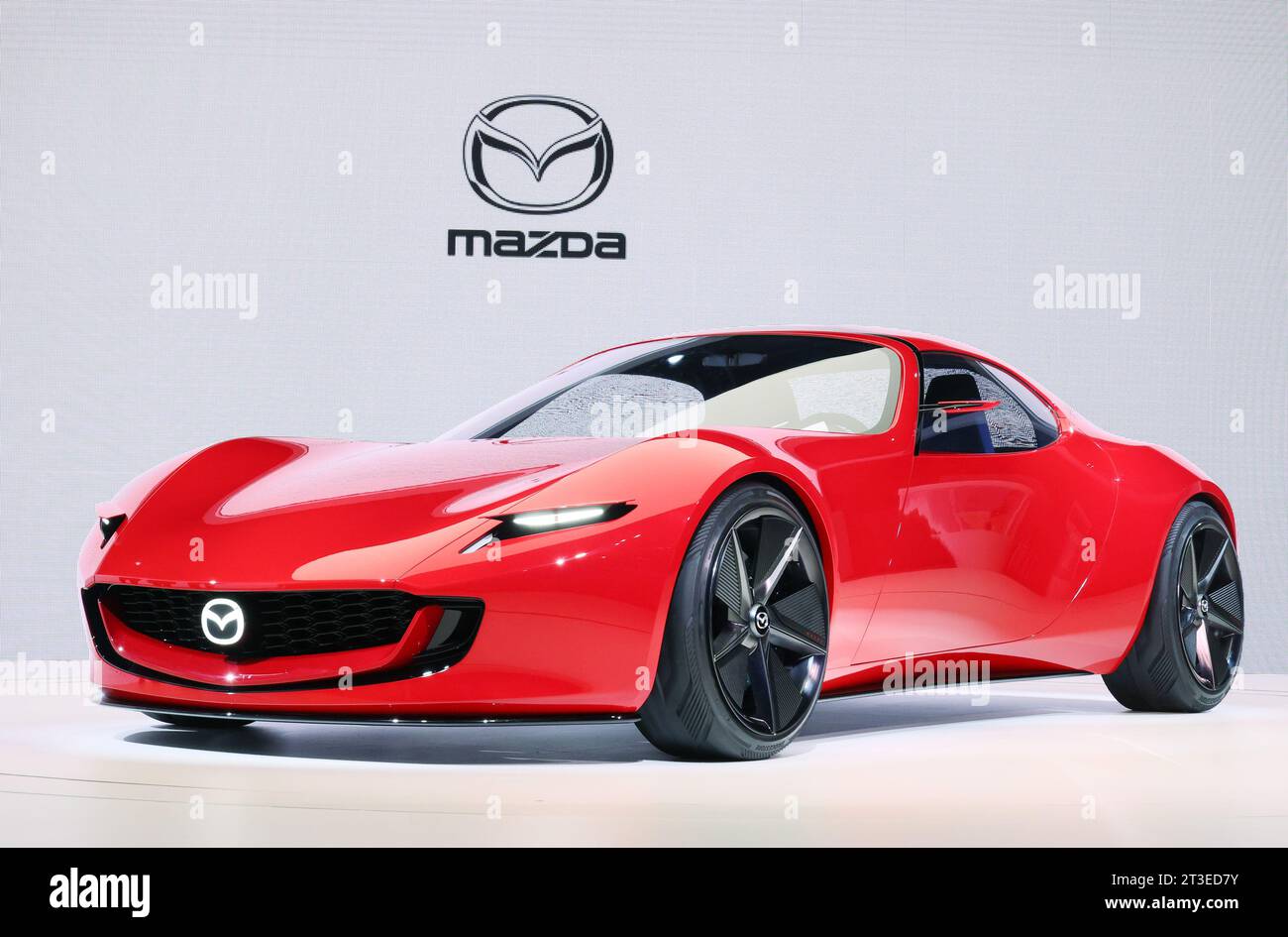 Tokyo, Japan. 25th Oct, 2023. Japan's automaker Mazda Motor displays ...