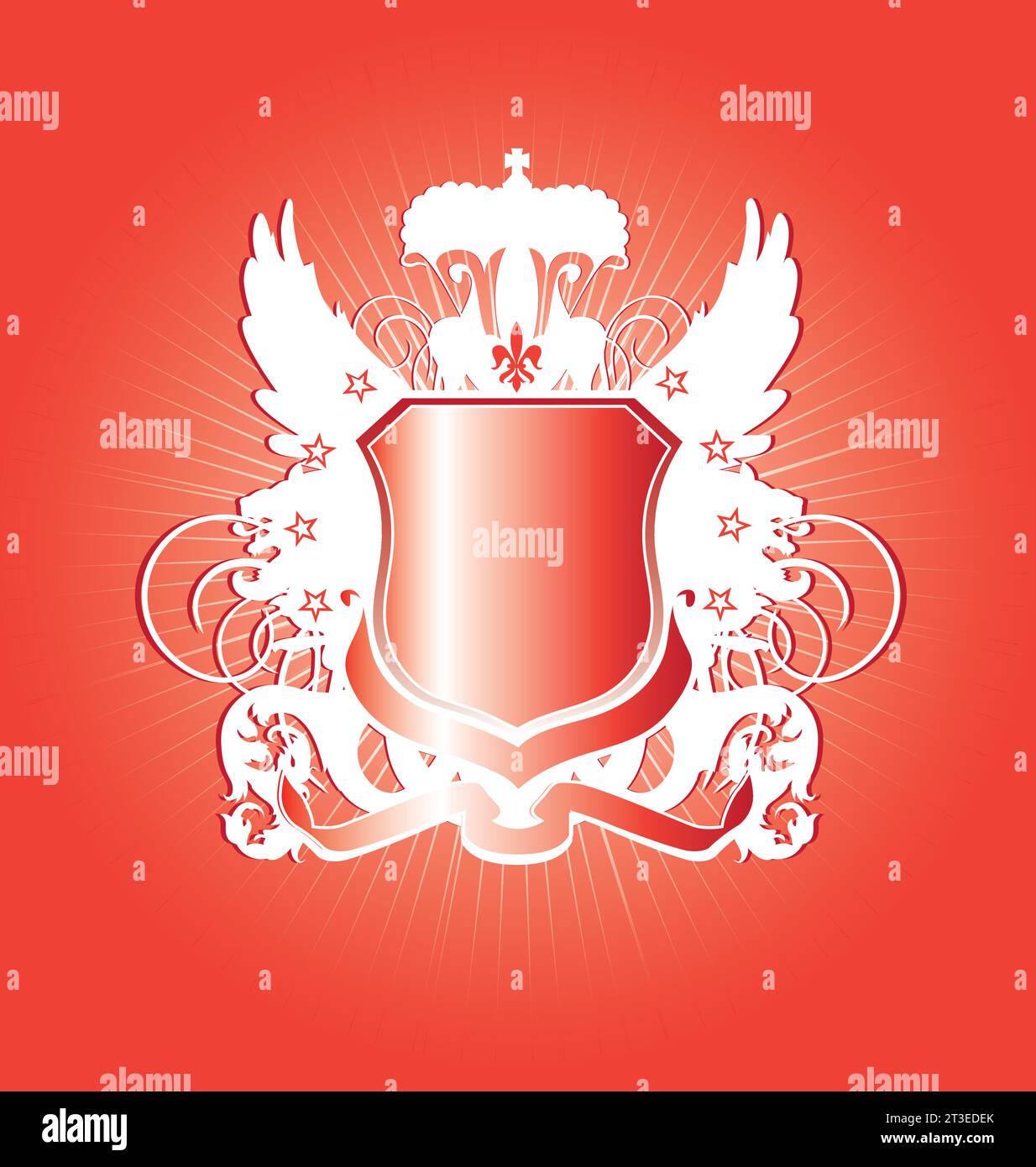 Heraldry shield Royalty Free Vector Image Stock Vector Image & Art - Alamy