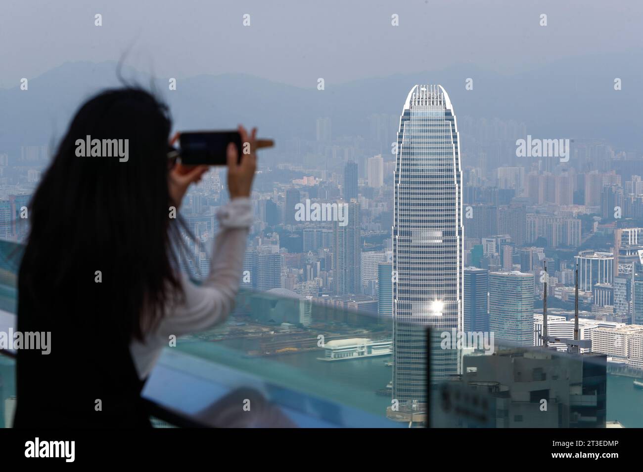 Hong Kong, Hong Kong, China. 25th Oct, 2023. A general view of the central business district and ...