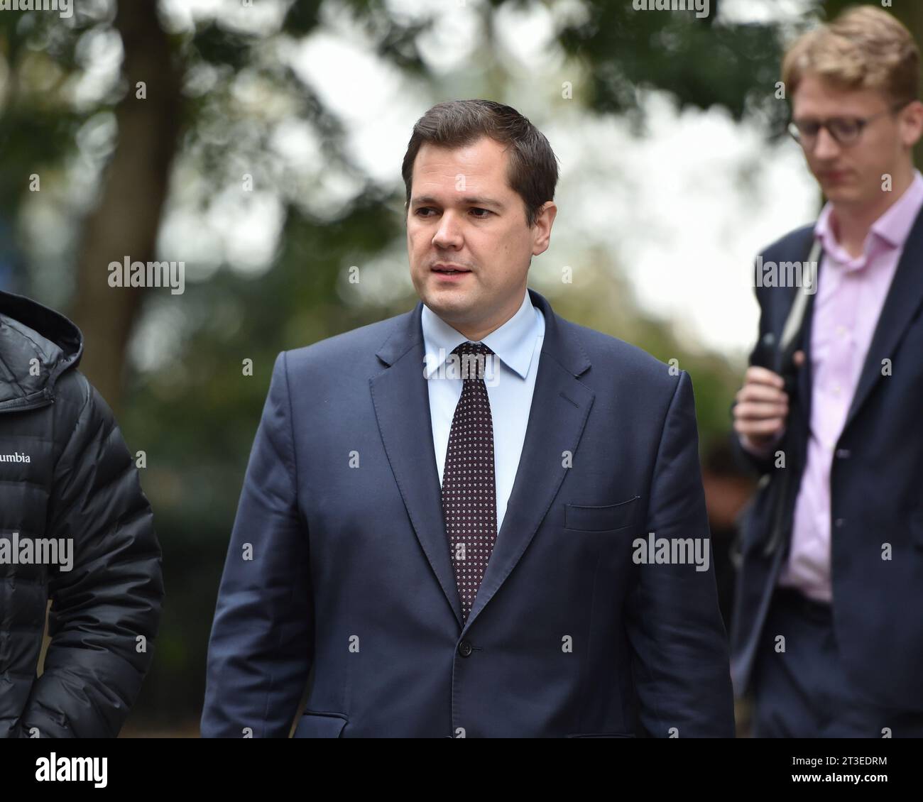 London, England, UK. 25th Oct, 2023. Immigration Minister ROBERT ...