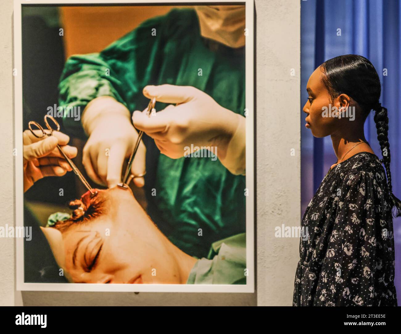 London, UK. 25th Oct, 2023. Plastic surgery to achieve whats is ...