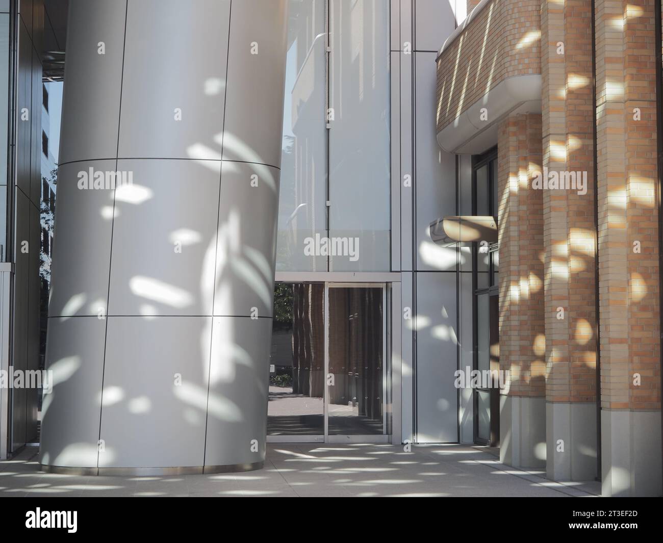 TOKYO, JAPAN - 22 October, 2023: Detail of Tower Plaza, part of the Azabudai Hills development ...
