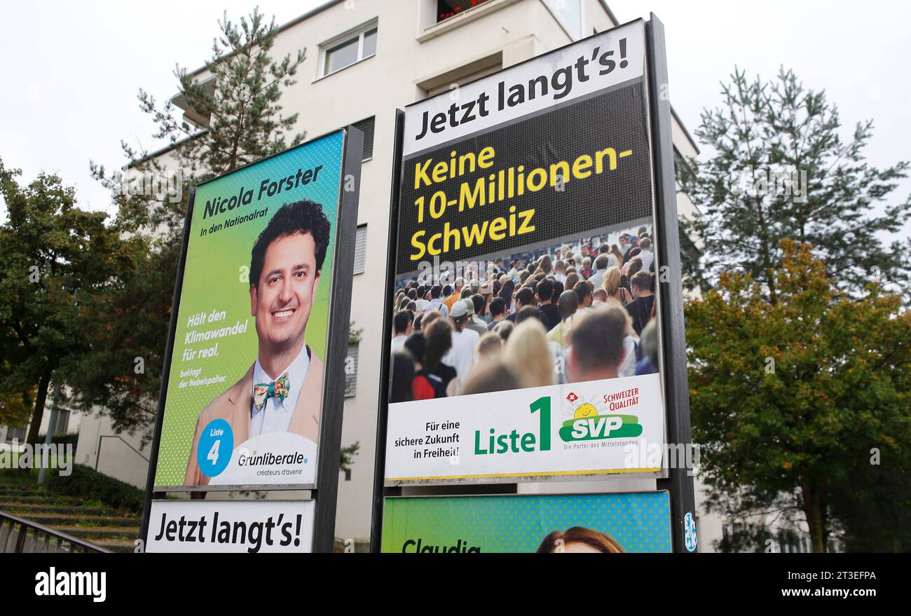 Swiss people’s party poster hi-res stock photography and images - Alamy