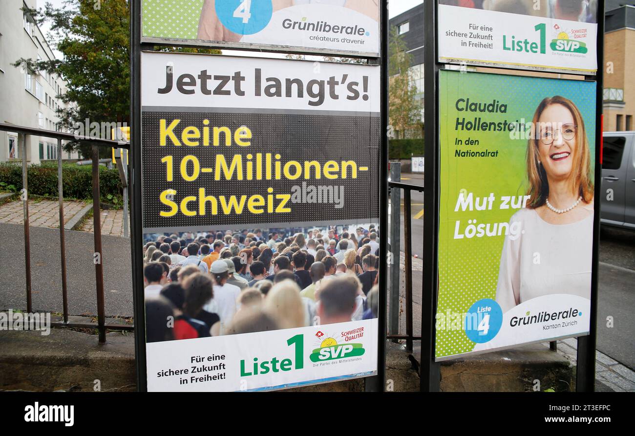 Swiss people’s party poster hi-res stock photography and images - Alamy