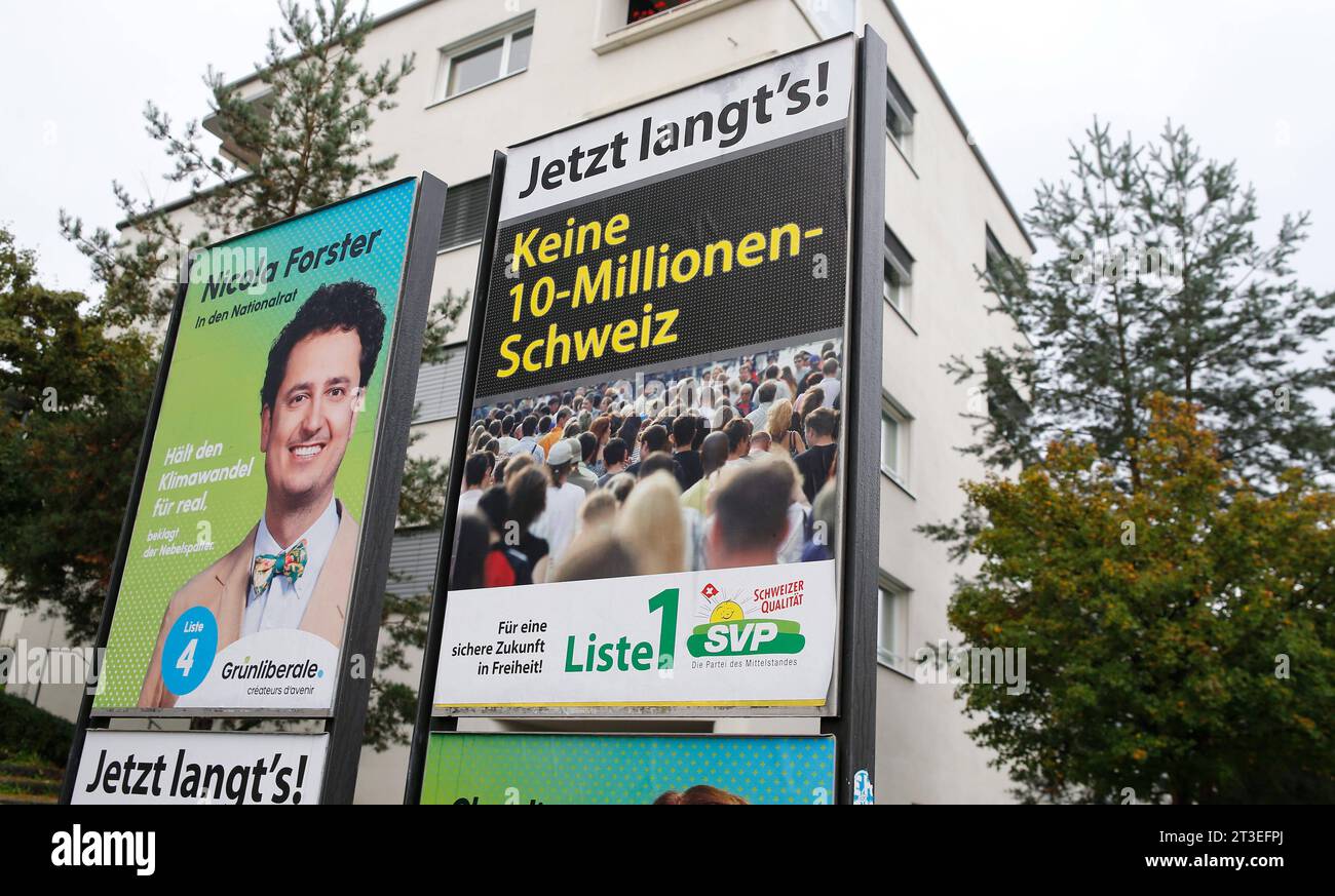 Swiss people’s party poster hi-res stock photography and images - Alamy