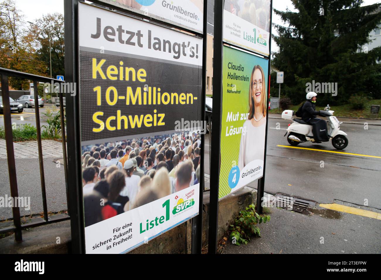 Swiss people’s party poster hi-res stock photography and images - Alamy