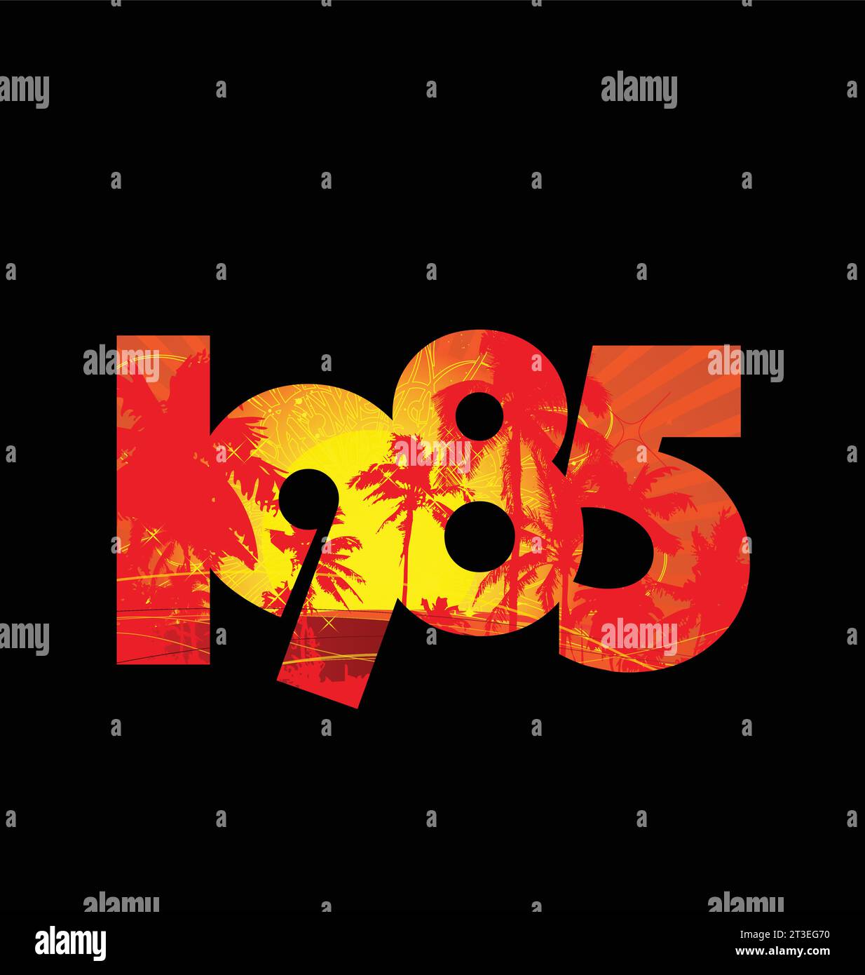 1985 here Stock Vector Images - Alamy