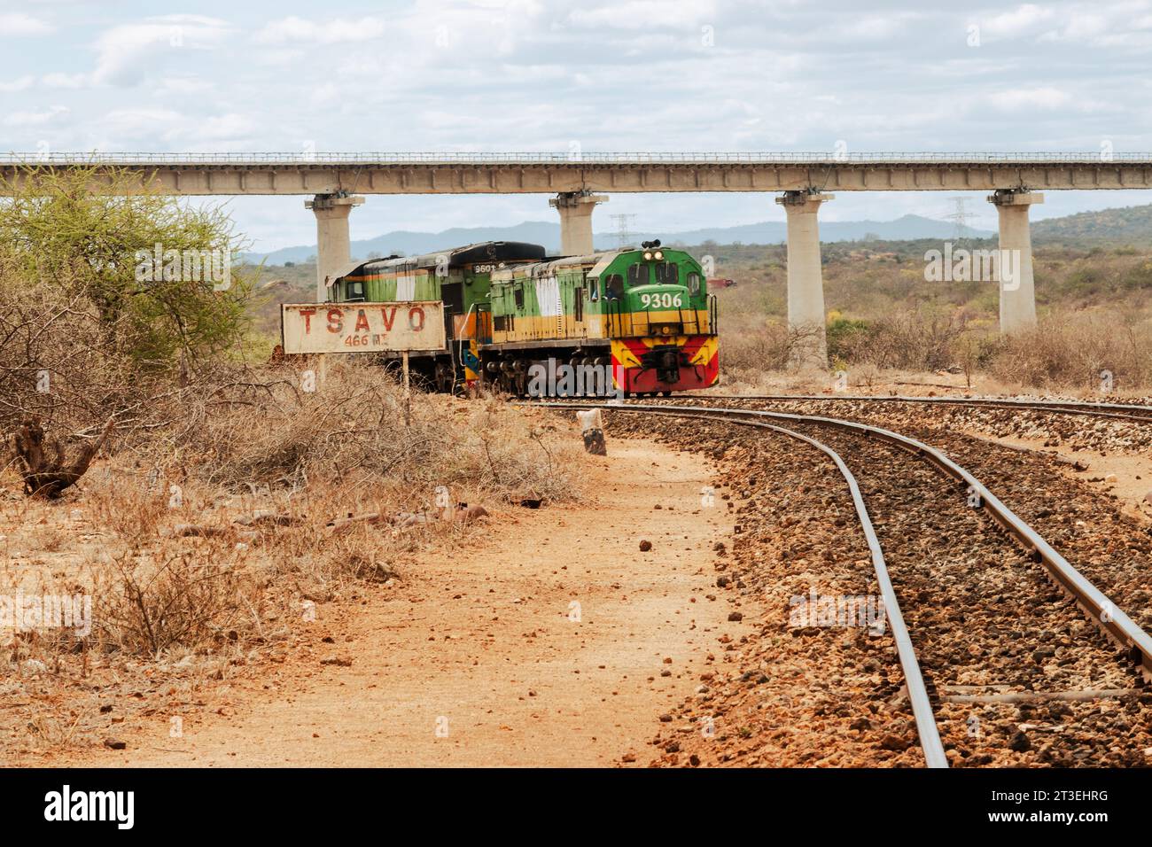 Tsavo national park rail hi-res stock photography and images - Alamy
