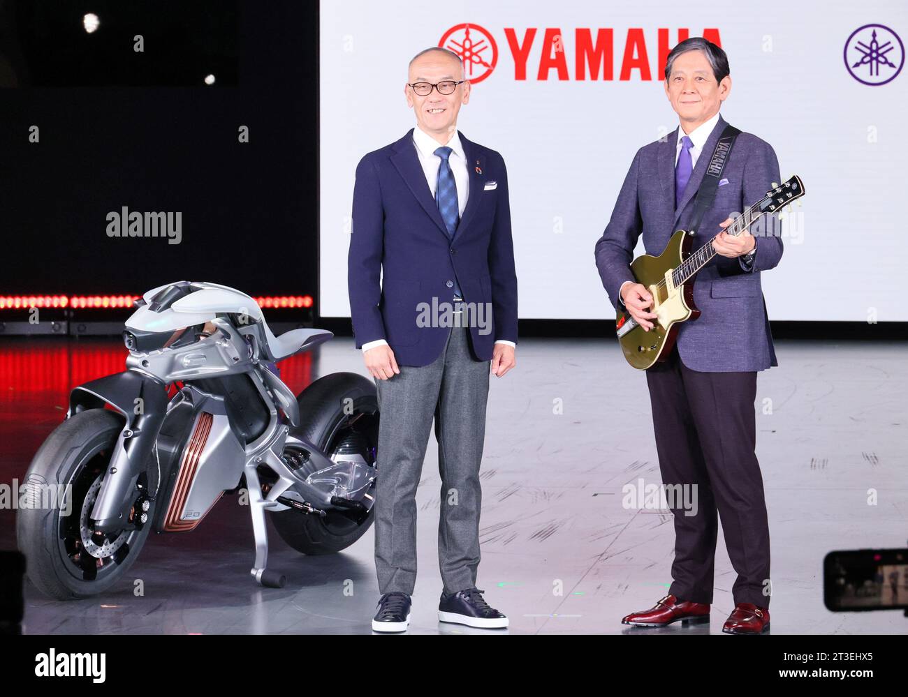 Tokyo, Japan. 25th Oct, 2023. Japan's motorcycle makerYamaha Motor ...