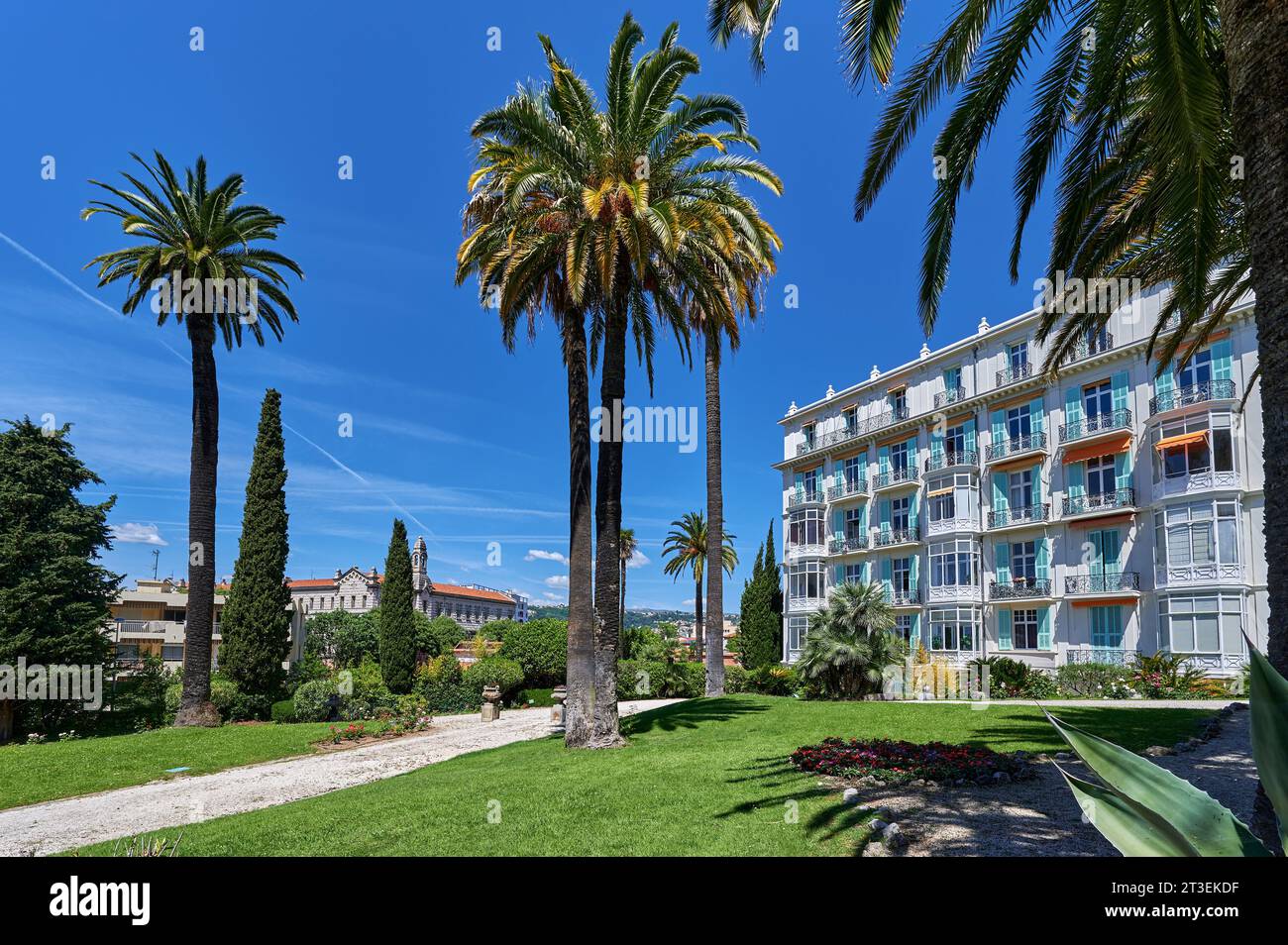 Nice (south-eastern France): the Riviera Palace residence, former ...