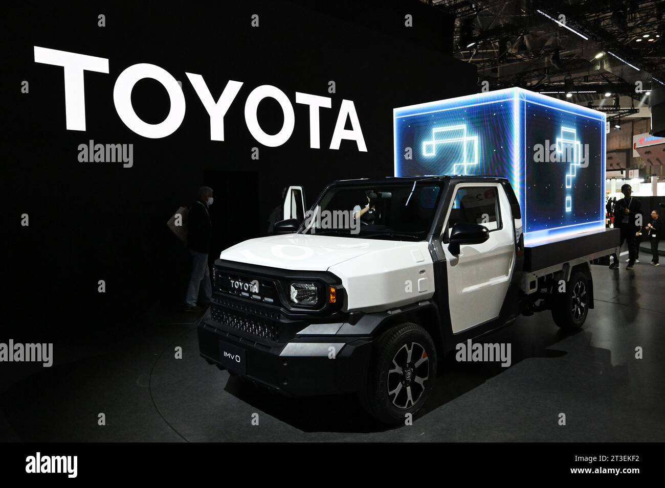 Toyota IMV0 is displayed during press day of the Japan Mobility Show ...
