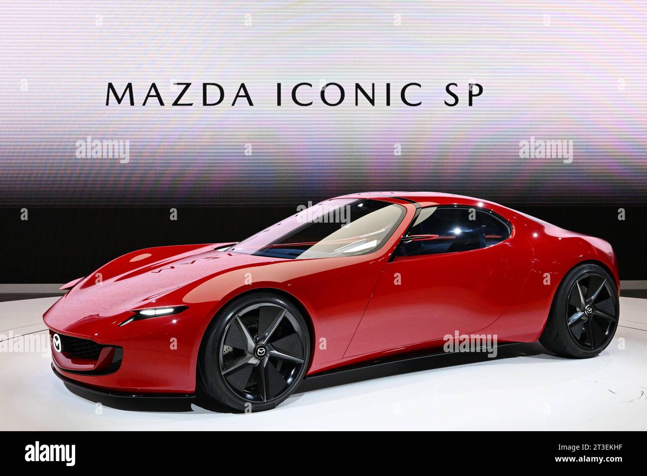 Mazda Iconic SP is displayed during press day of the Japan Mobility ... Mazda Iconic SP is displayed during press day of the Japan Mobility ...