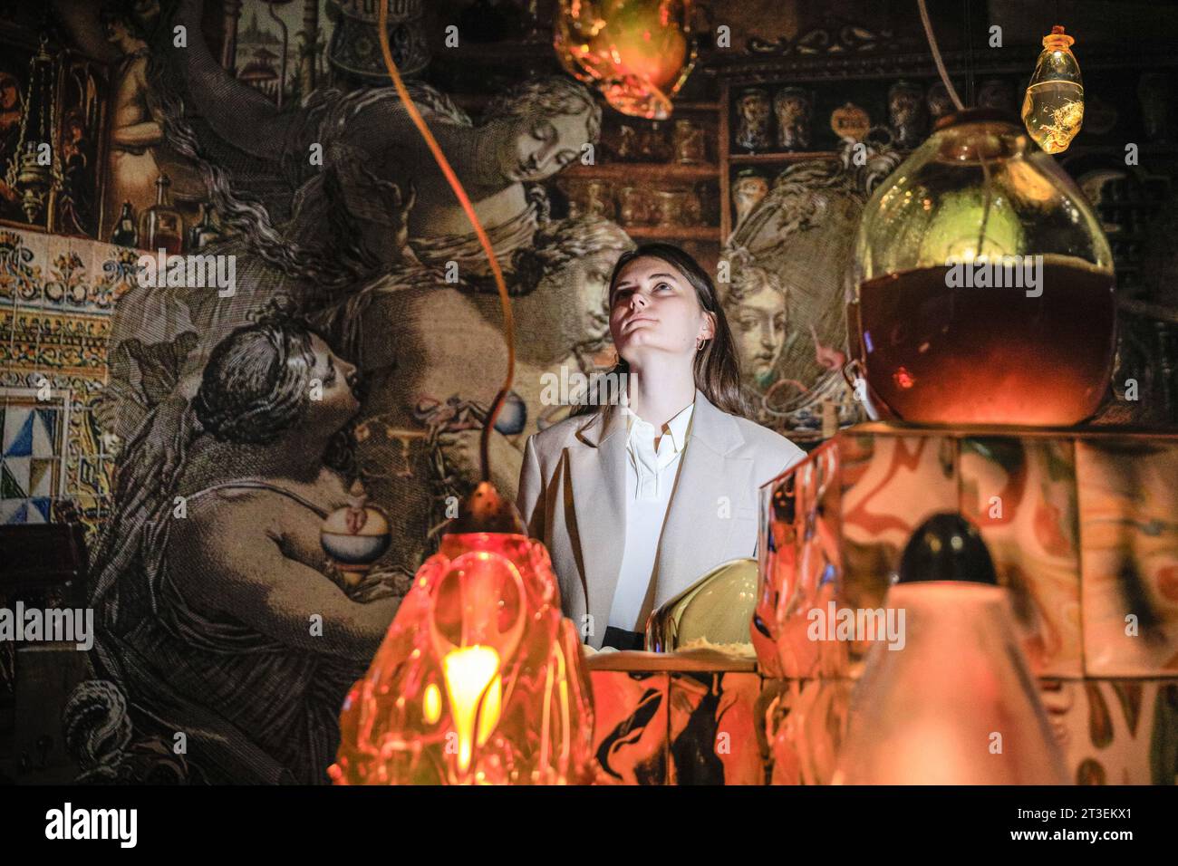 London, UK. 25th Oct, 2023. Model with 'Beauty Sensorium', by ...