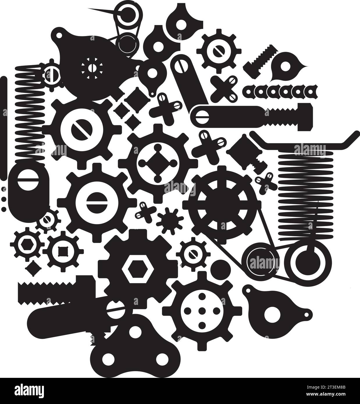 Crank mechanical Stock Vector Images - Alamy