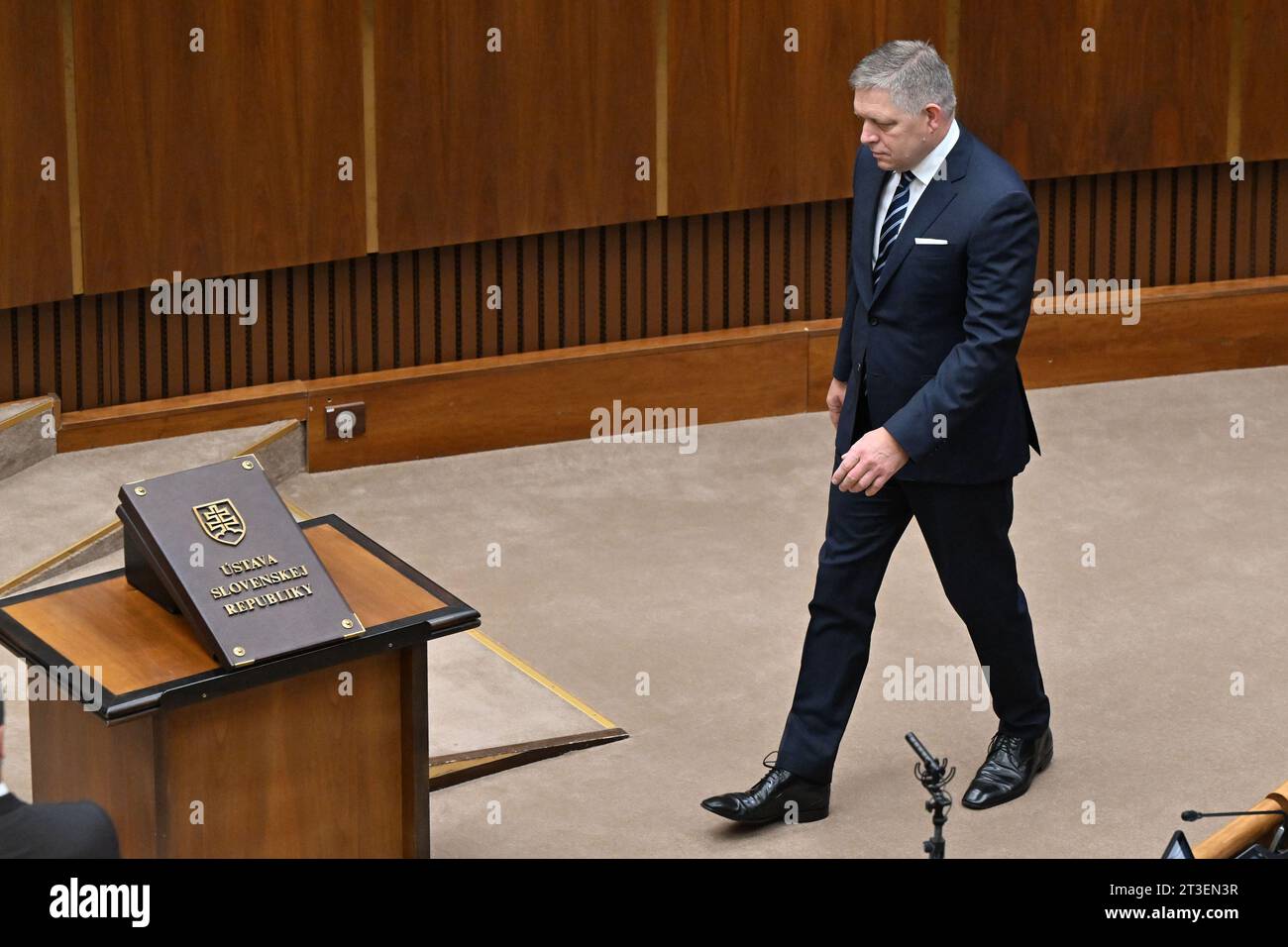 Bratislava, Slovakia. 25th Oct, 2023. Slovakia Smer (Direction)-Social ...