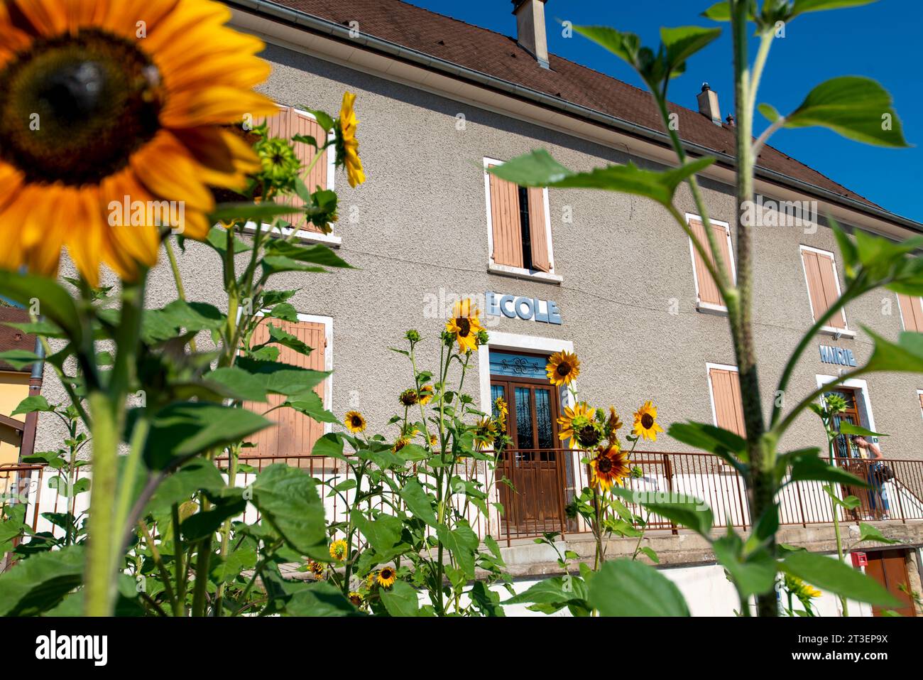 Arandon Passins (central eastern France): primary school of Passins ...