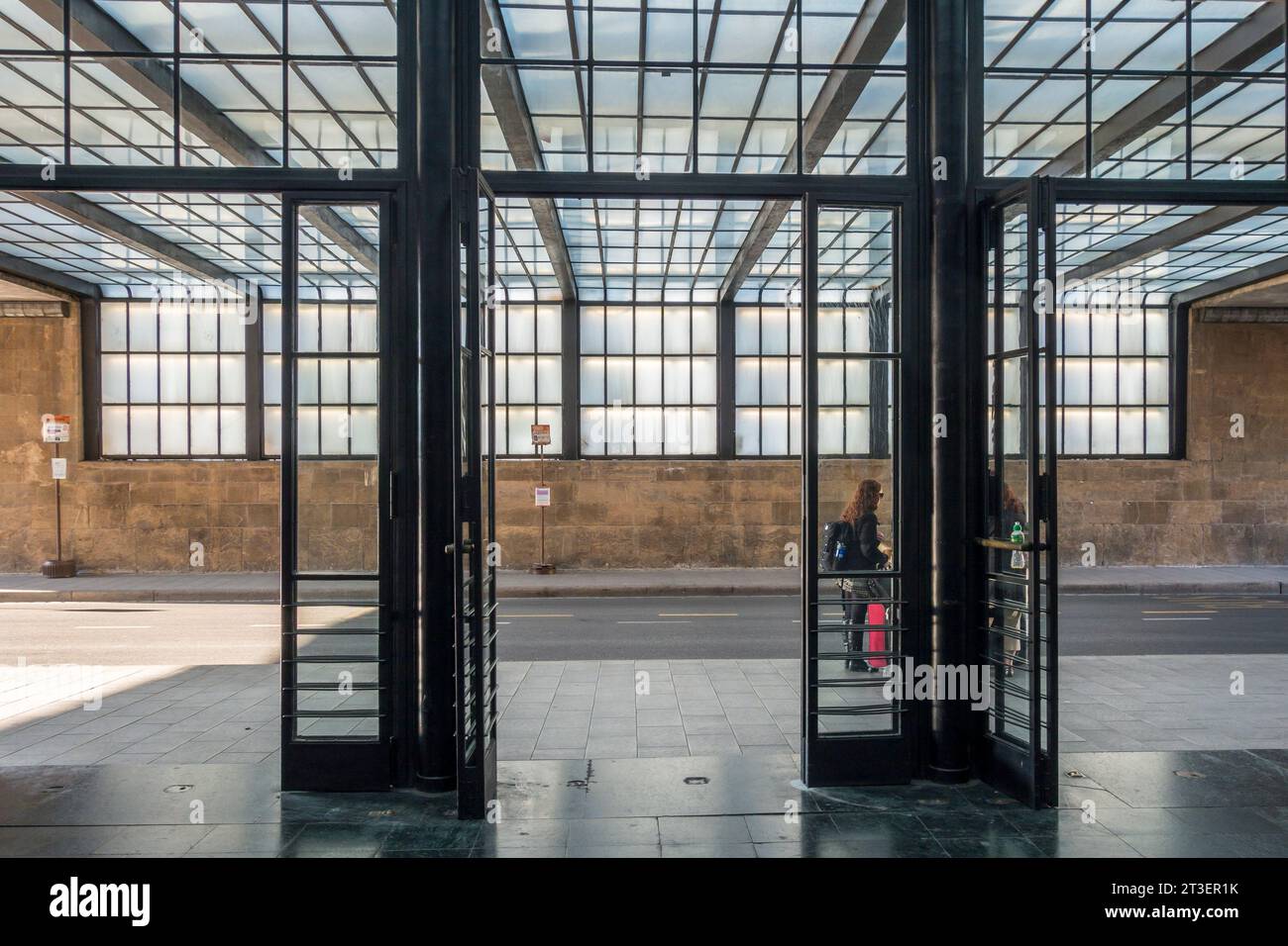 Florence, Italy. The interior of Santa Maria Novella railway station, a ...