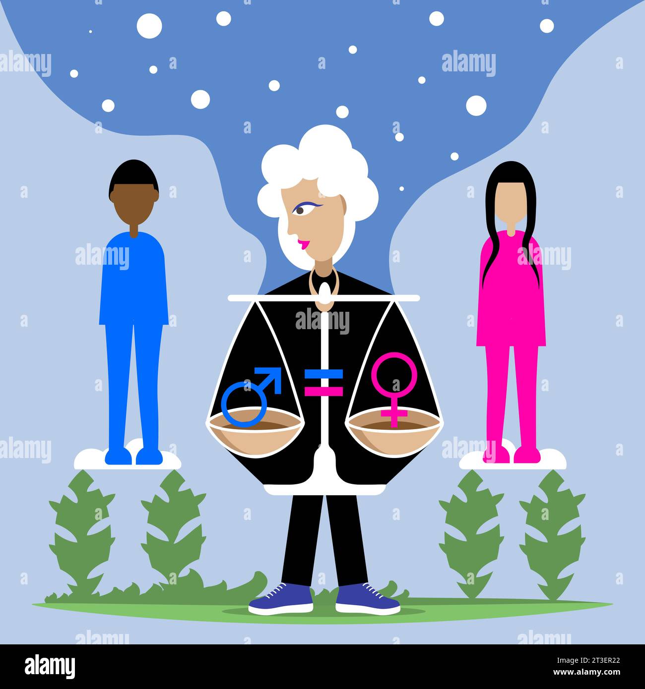 Gender equality scales hi-res stock photography and images - Alamy