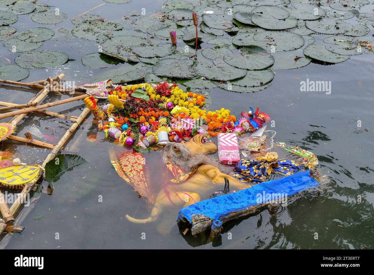 Final day of durga puja hi-res stock photography and images - Alamy