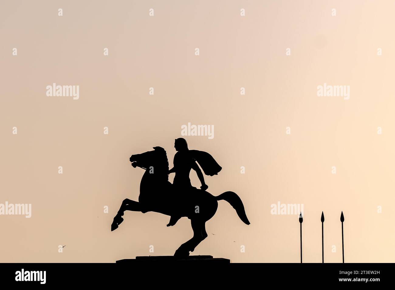 Statue alexander great thessaloniki city hi-res stock photography and ...