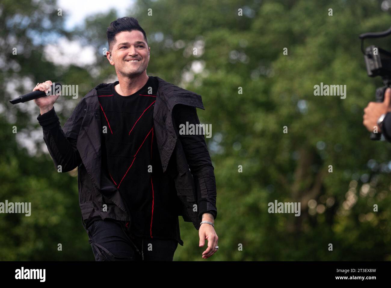 London, UK - July 1st, 2023: The Script | Danny O'Donoghue performing ...