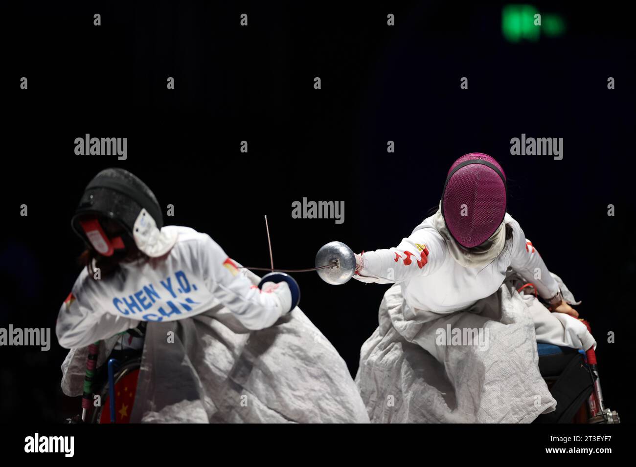 Hangzhou, China's Zhejiang Province. 25th Oct, 2023. China's Chen ...