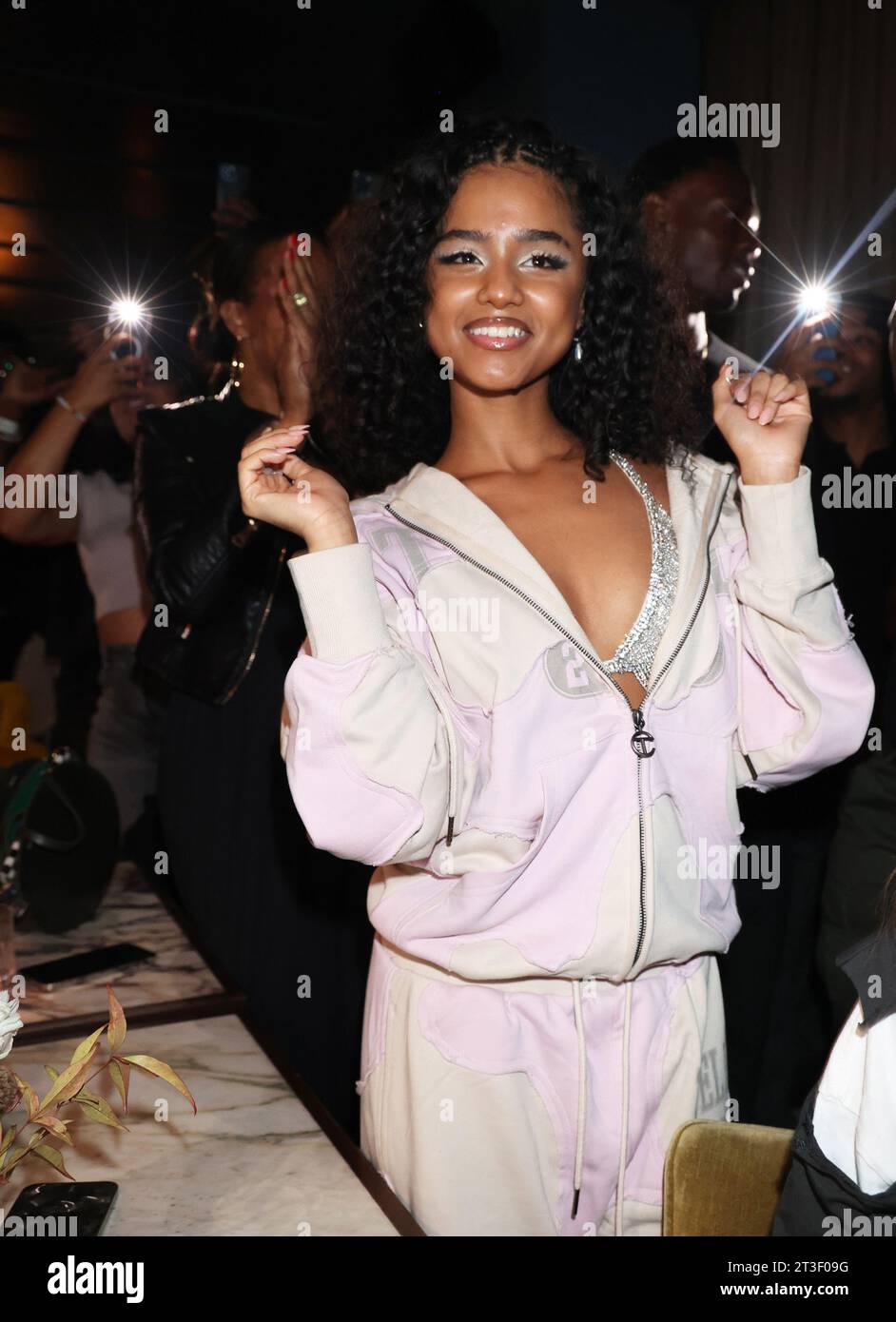 New York, NY, USA. 24th Oct, 2023. Tyla pictured at A Celebration For ...