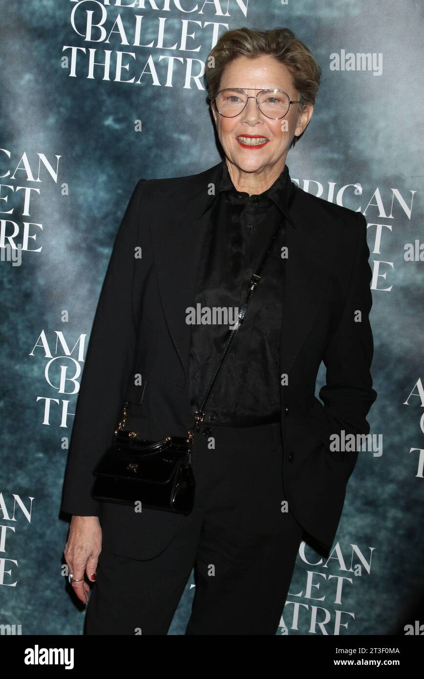 NEW YORK, NY - OCTOBER 24: Annette Bening at the 2023 American Ballet ...