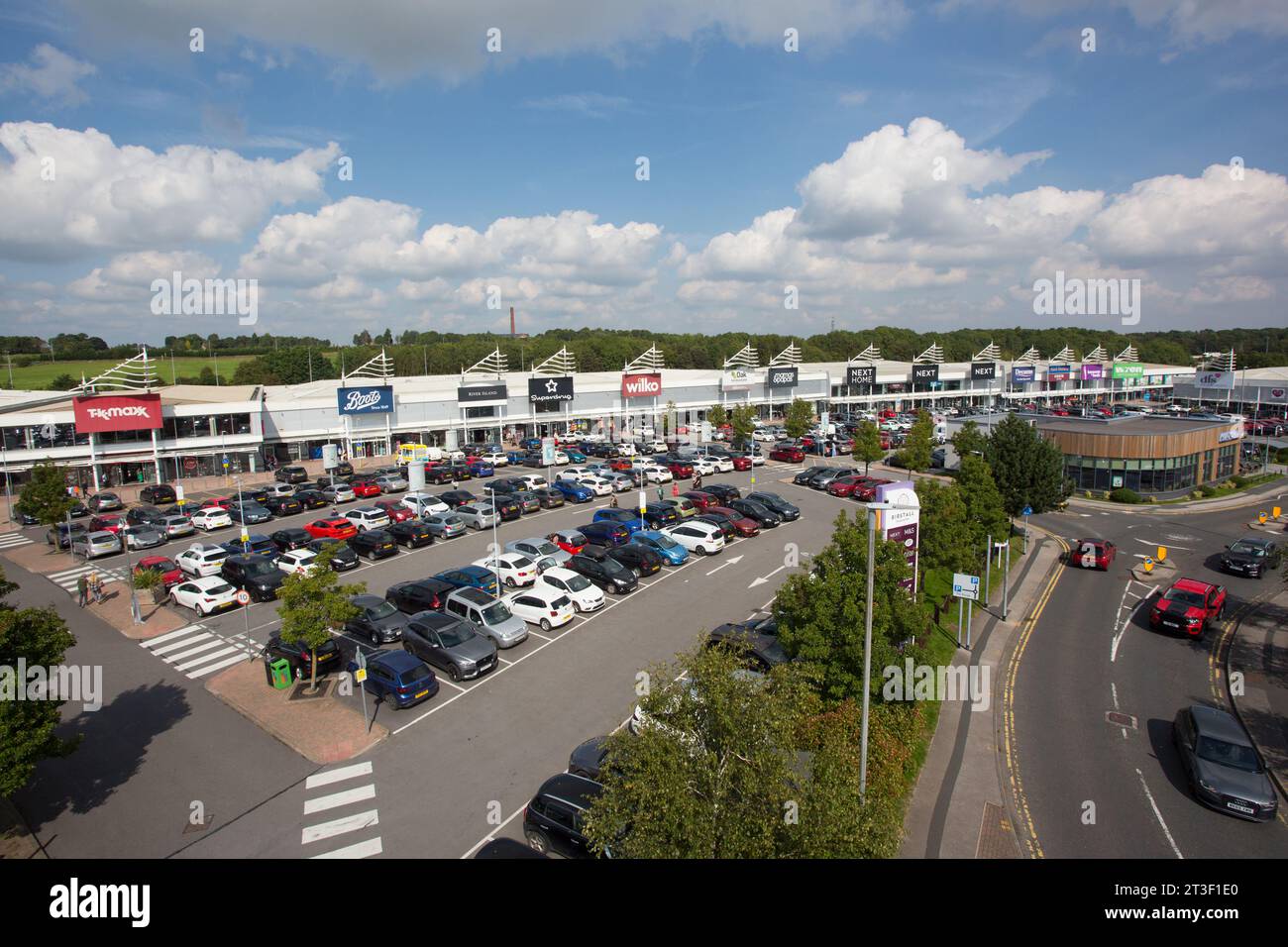 Birstall Shopping Park, Batley, West Yorkshire, WF17 9DT Stock Photo ...