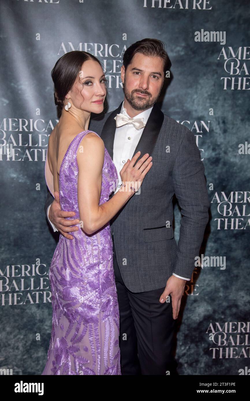 New York, United States. 24th Oct, 2023. Christine Shevchenko and Alex ...