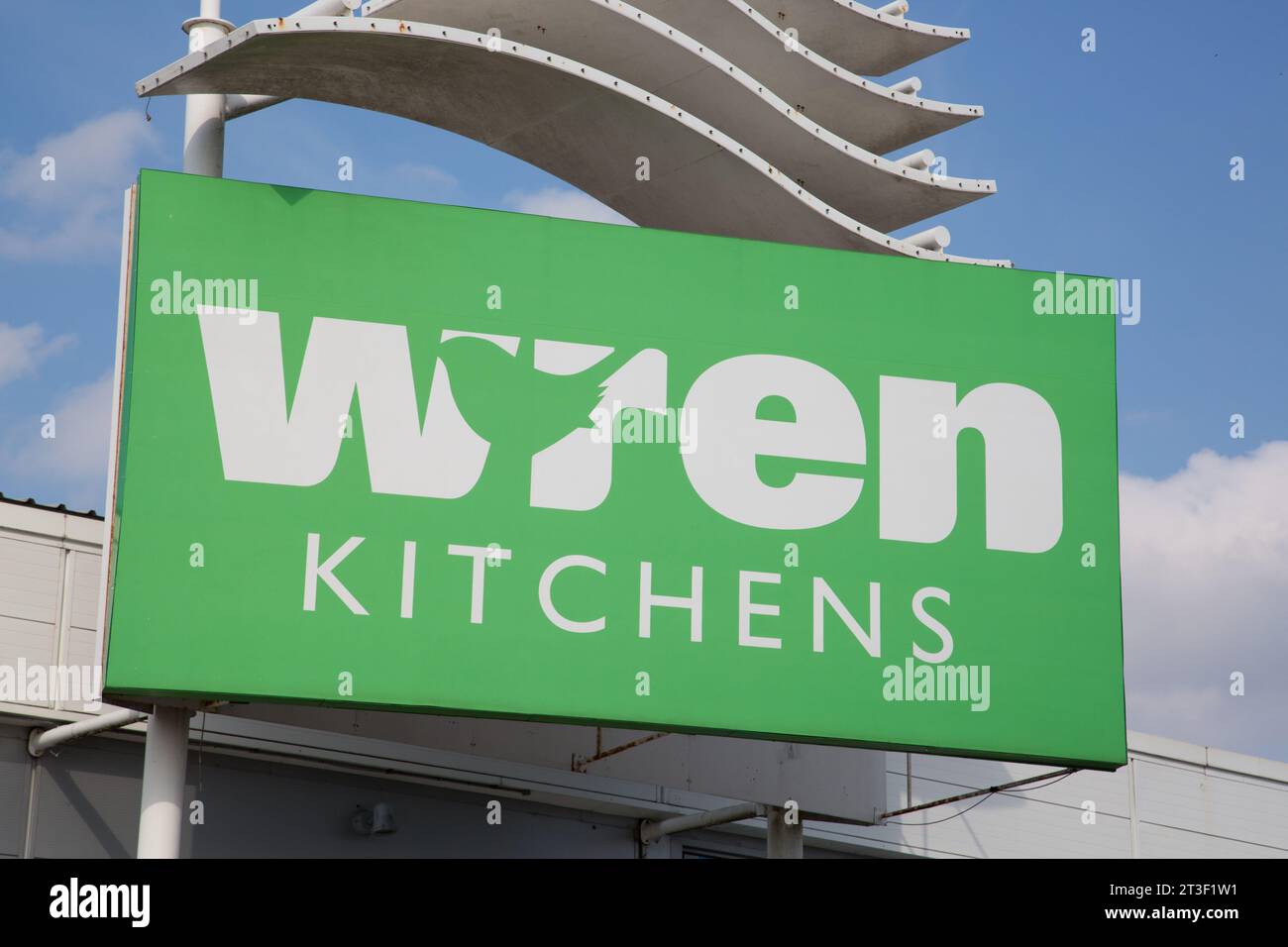 Wren Kitchens logo Stock Photo - Alamy