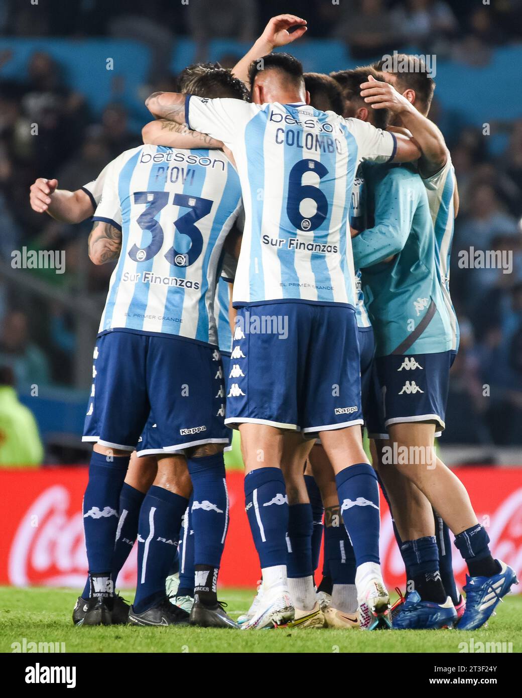Buenos Aires, Argentina. 24th Oct, 2023. Racing Club players ...