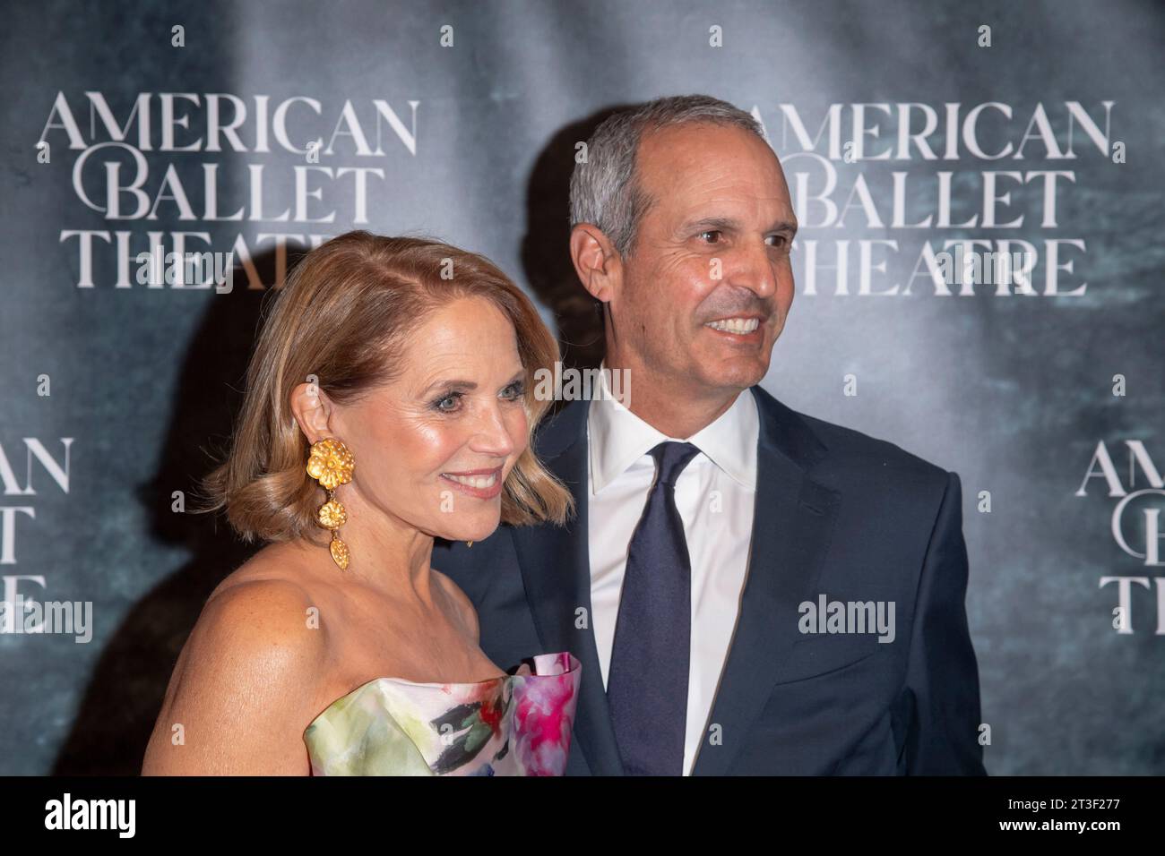 New York, United States. 24th Oct, 2023. Katie Couric and John Molner ...