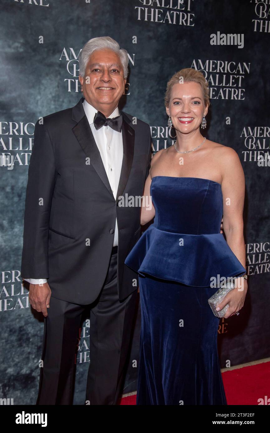 New York, United States. 24th Oct, 2023. Prakash Masand and Angela ...