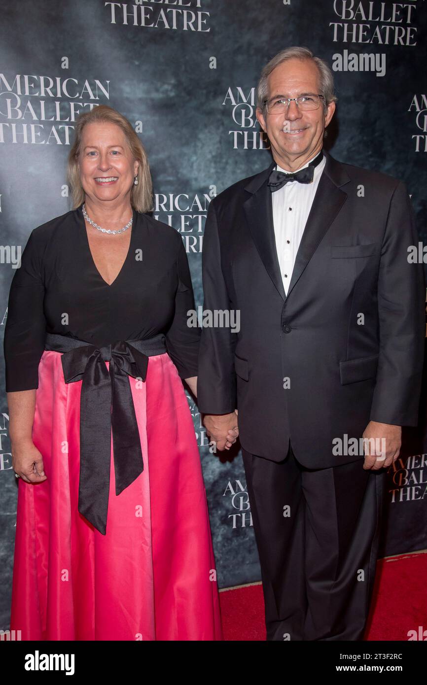 New York, United States. 24th Oct, 2023. Avery Barth and Andy Barth ...