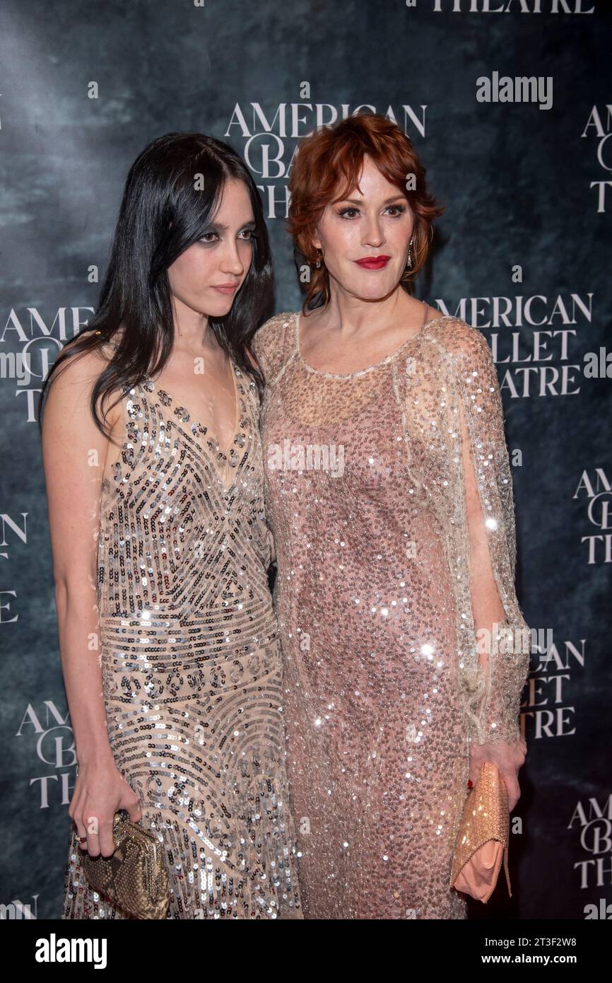 New York, United States. 24th Oct, 2023. Mathilda Gianopoulos and Molly ...