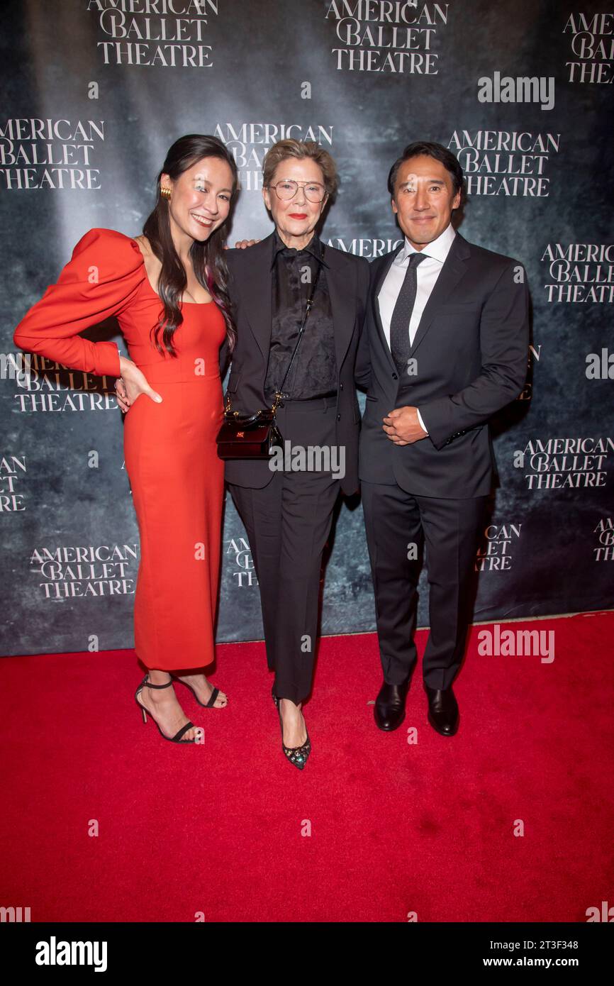 New York, United States. 24th Oct, 2023. (L-R) Elizabeth Chai ...
