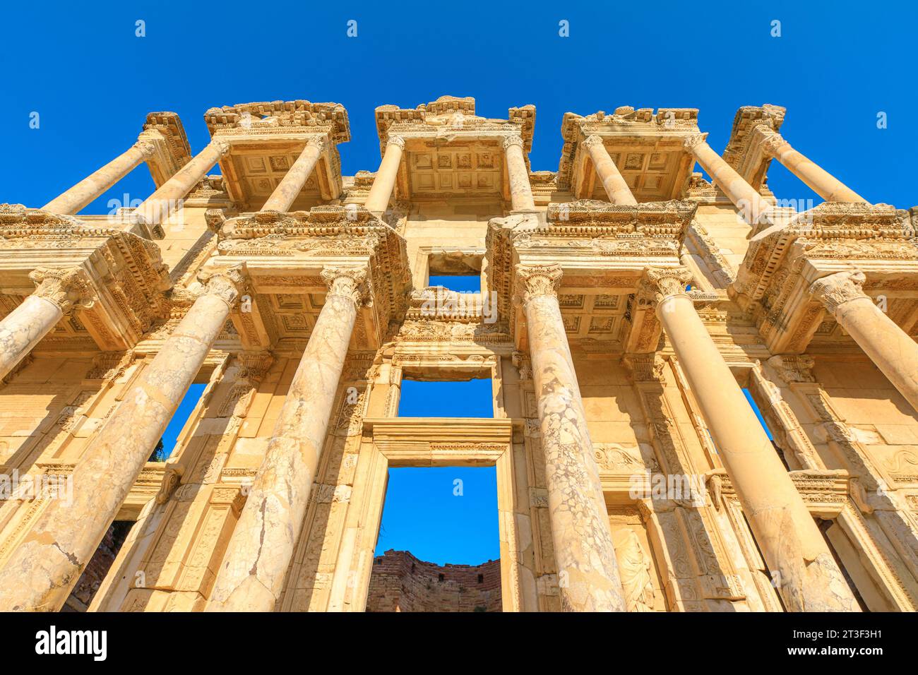 Library of Celsus in Ephesus serves as a remarkable example of ...