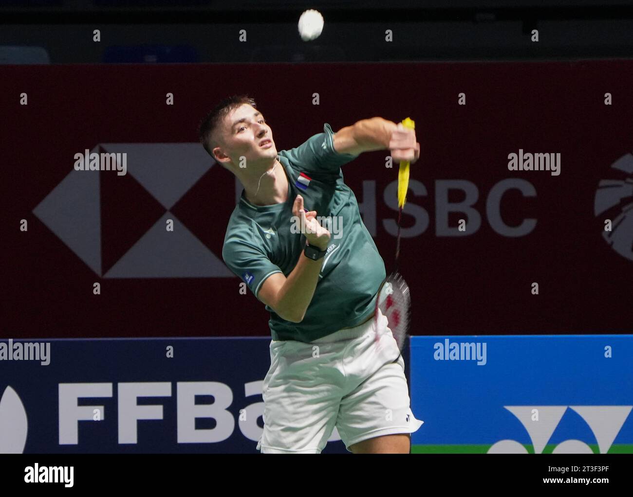 Christo Popov of France during the Yonex Internationaux de France 2023 ...