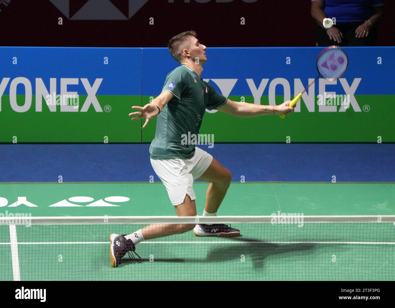 Christo Popov of France during the Yonex Internationaux de France 2023 ...