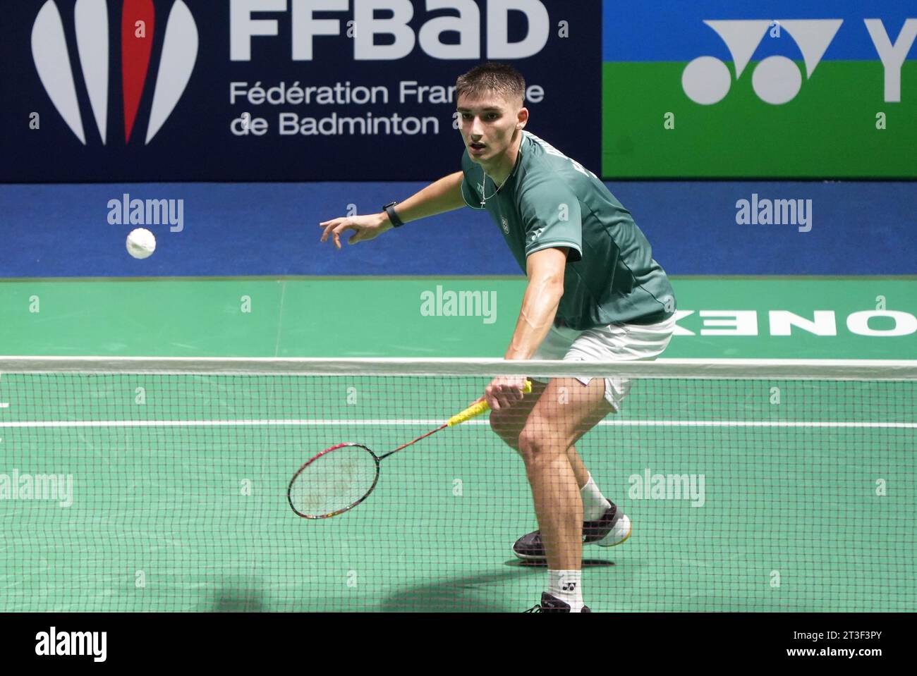 Christo Popov of France during the Yonex Internationaux de France 2023 ...