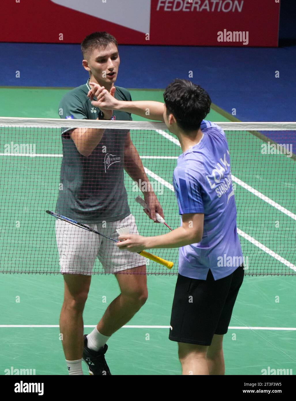 Christo Popov of France during the Yonex Internationaux de France 2023 ...