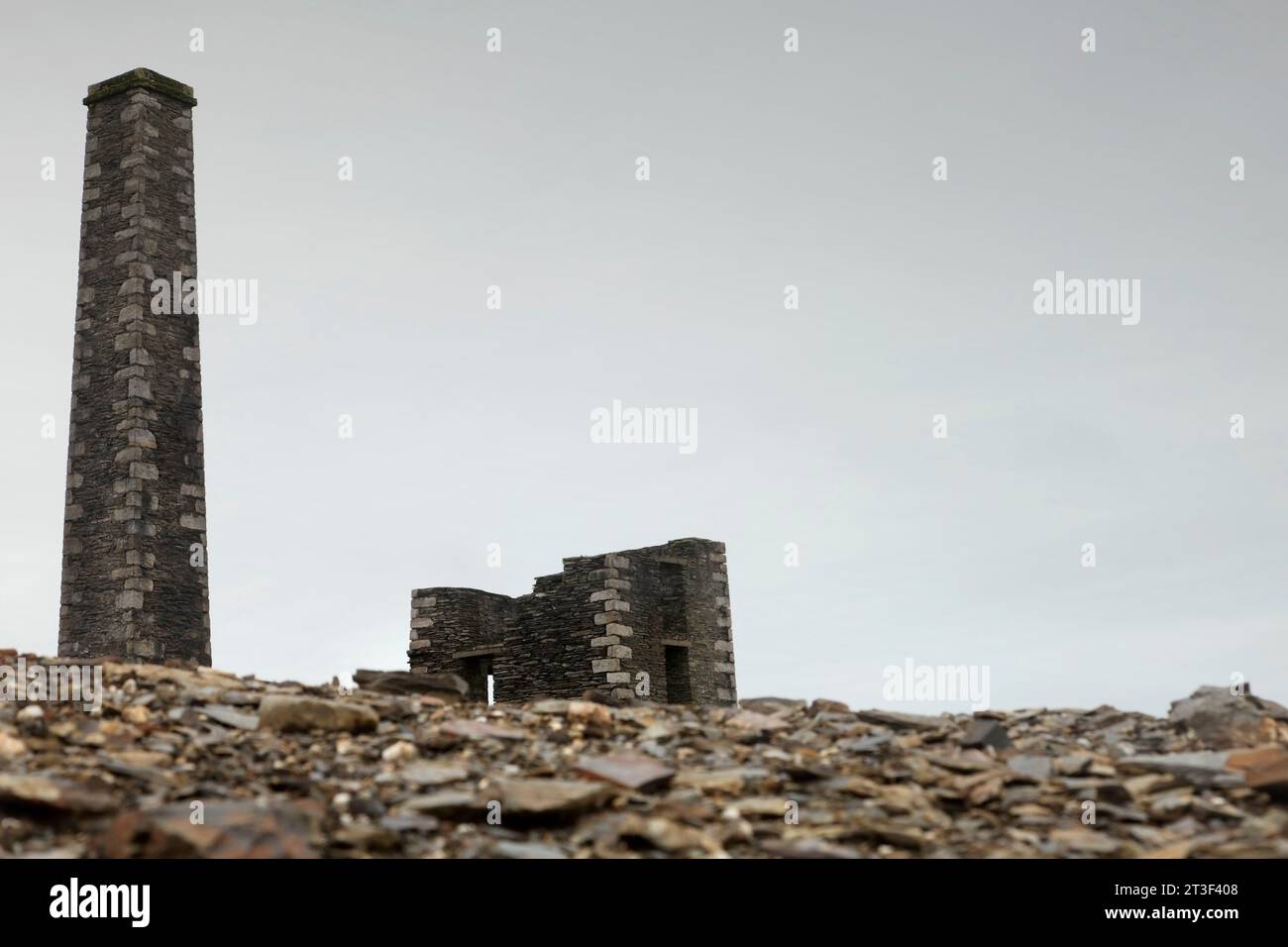 The Cross Vein disused lead mine (aka Snuff the Wind), Foxdale, Isle of ...